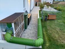 Zippi Tunnel Twin Pack with Corner and Hutch to Run Connection Kit | Omlet