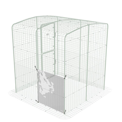 Clear Tarp for Walk in Run - Side | Omlet