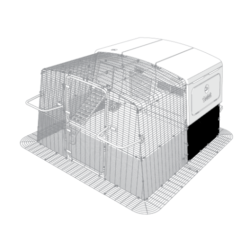 Eglu Cube Mk2 & Eglu Pro Run Panel Frame Side 14mm (064.1265) | Omlet