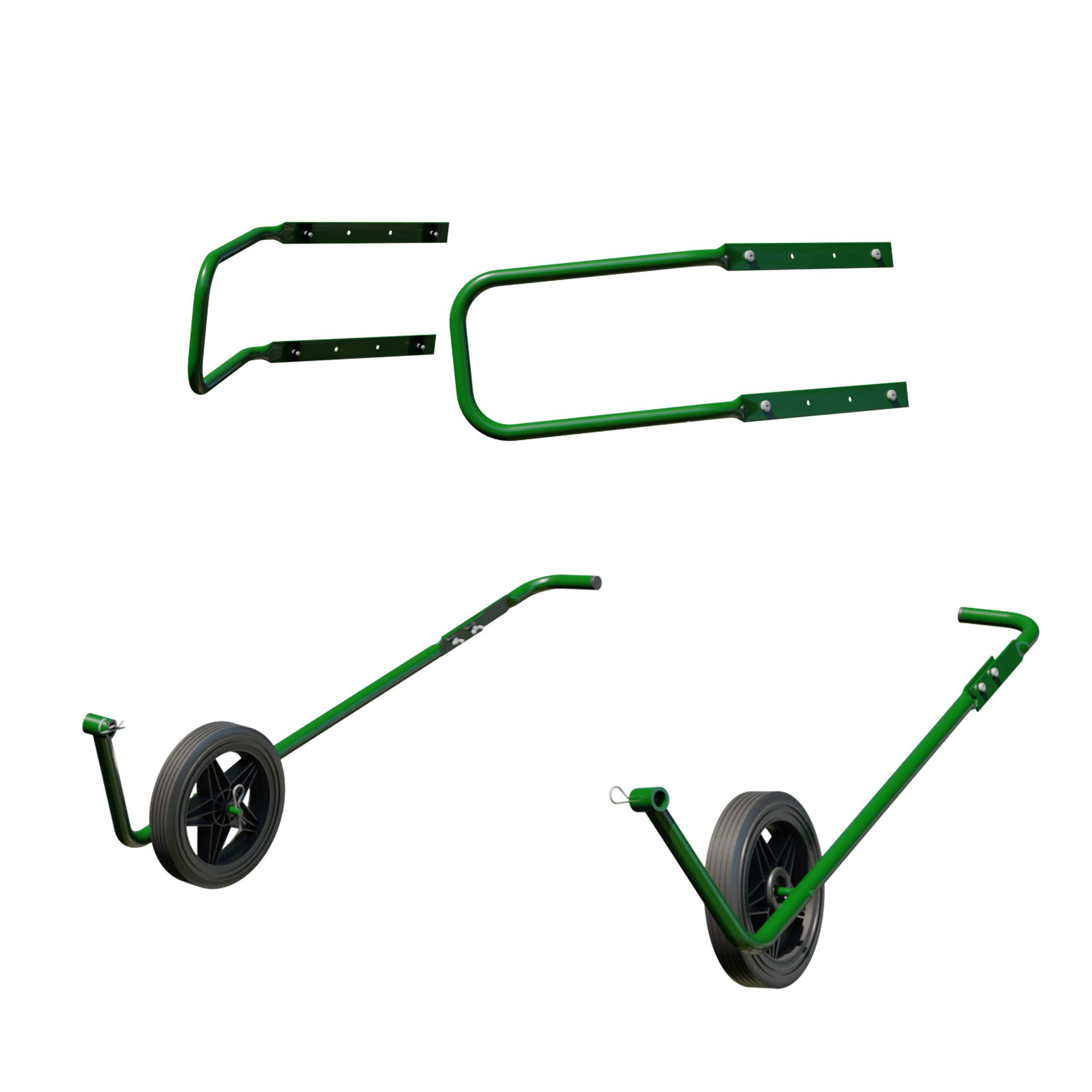 Eglu Cube Wheel Set + Run Handles | Omlet