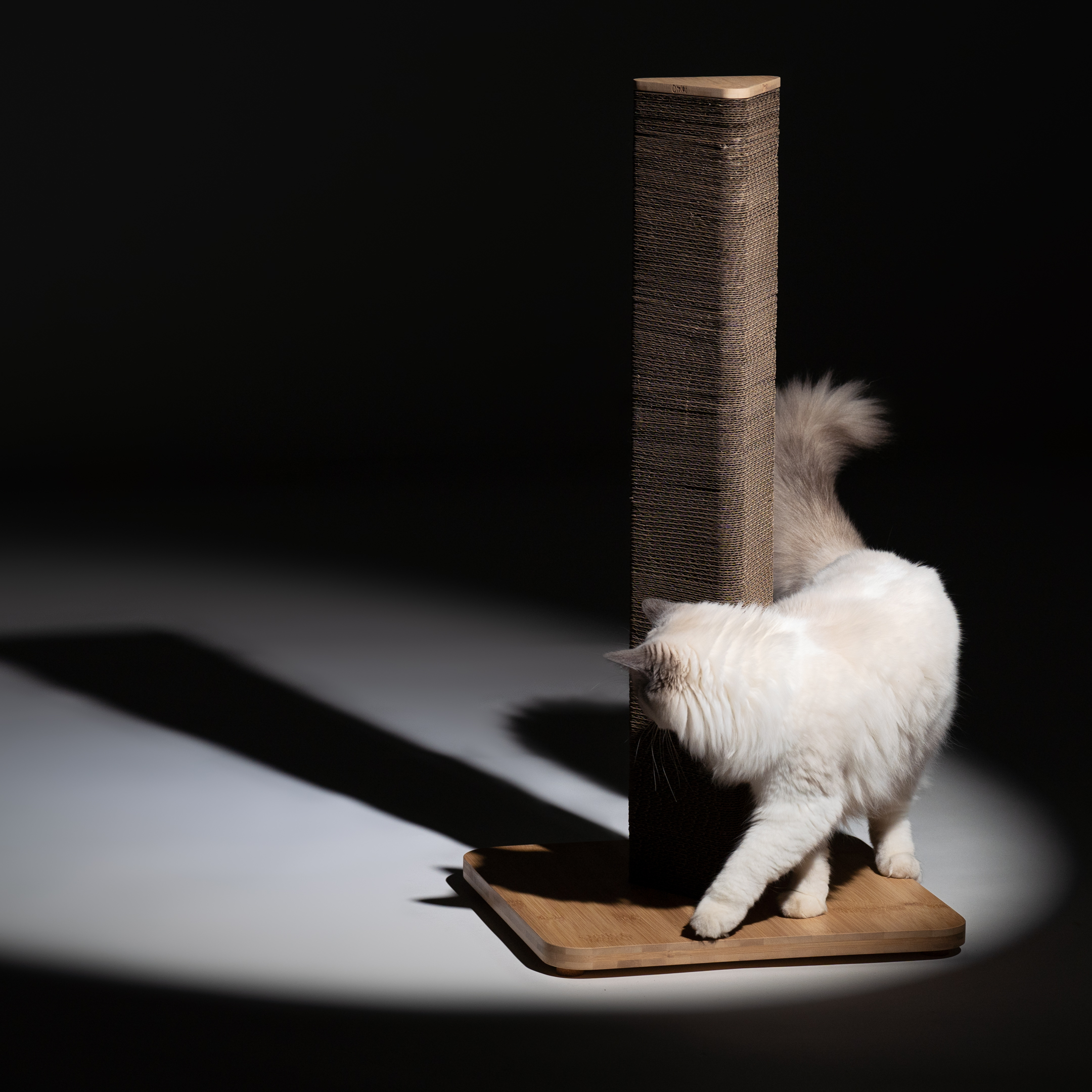 Refillable Cardboard Cat Scratching Post - Tall | Omlet