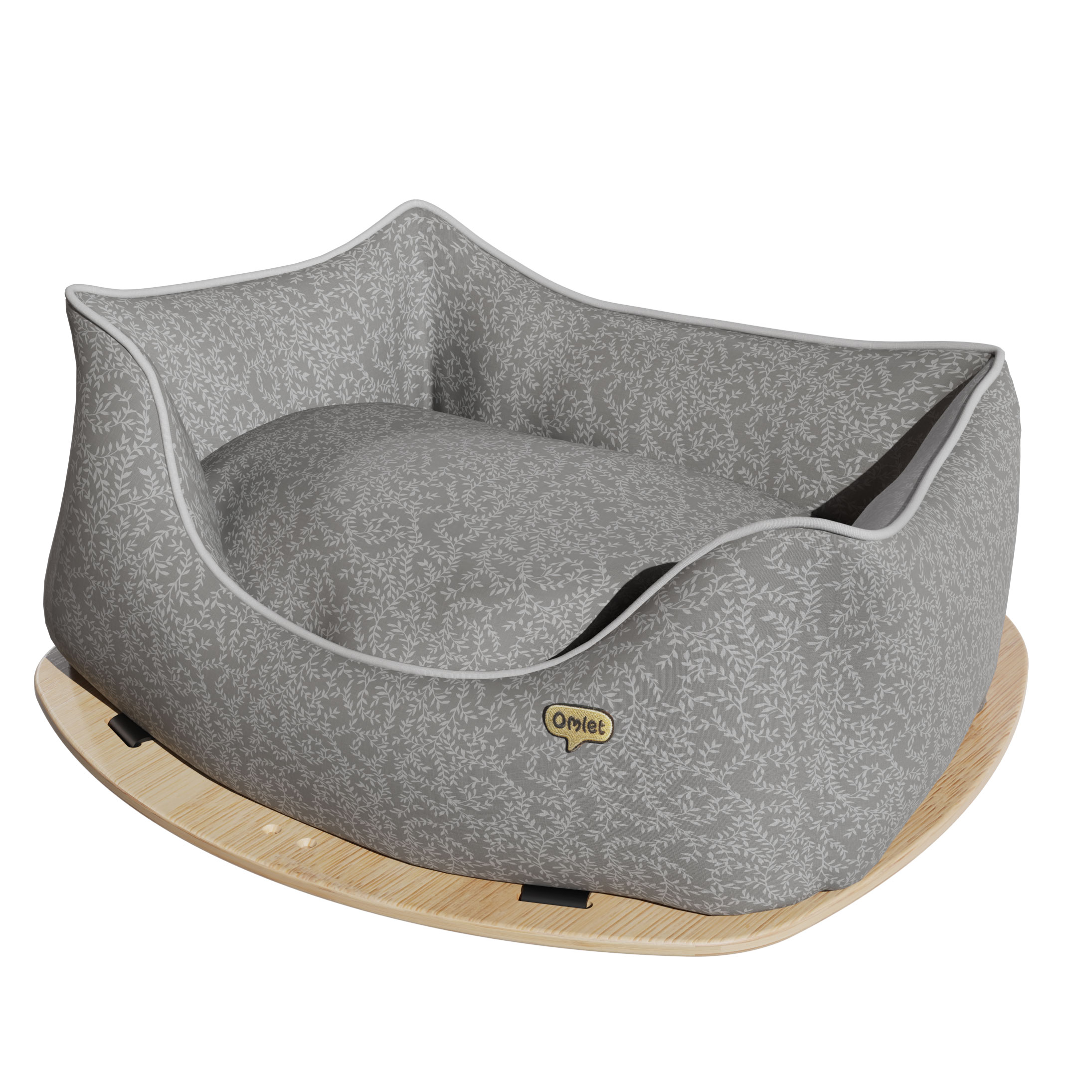 Freestyle - Bamboo Platform with Nest Cat Bed - Catnip Grey (includes ...