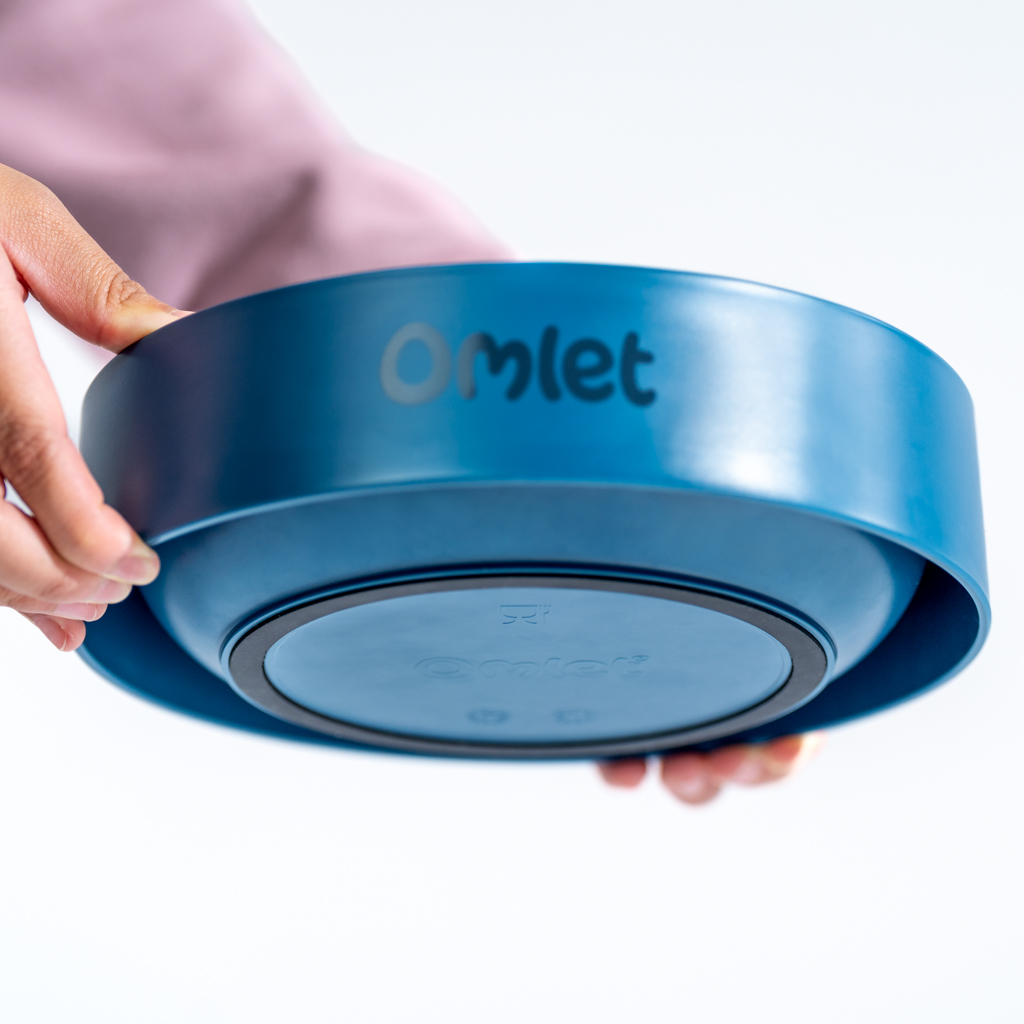 Omlet Dog Bowl Chalk - Medium | Omlet