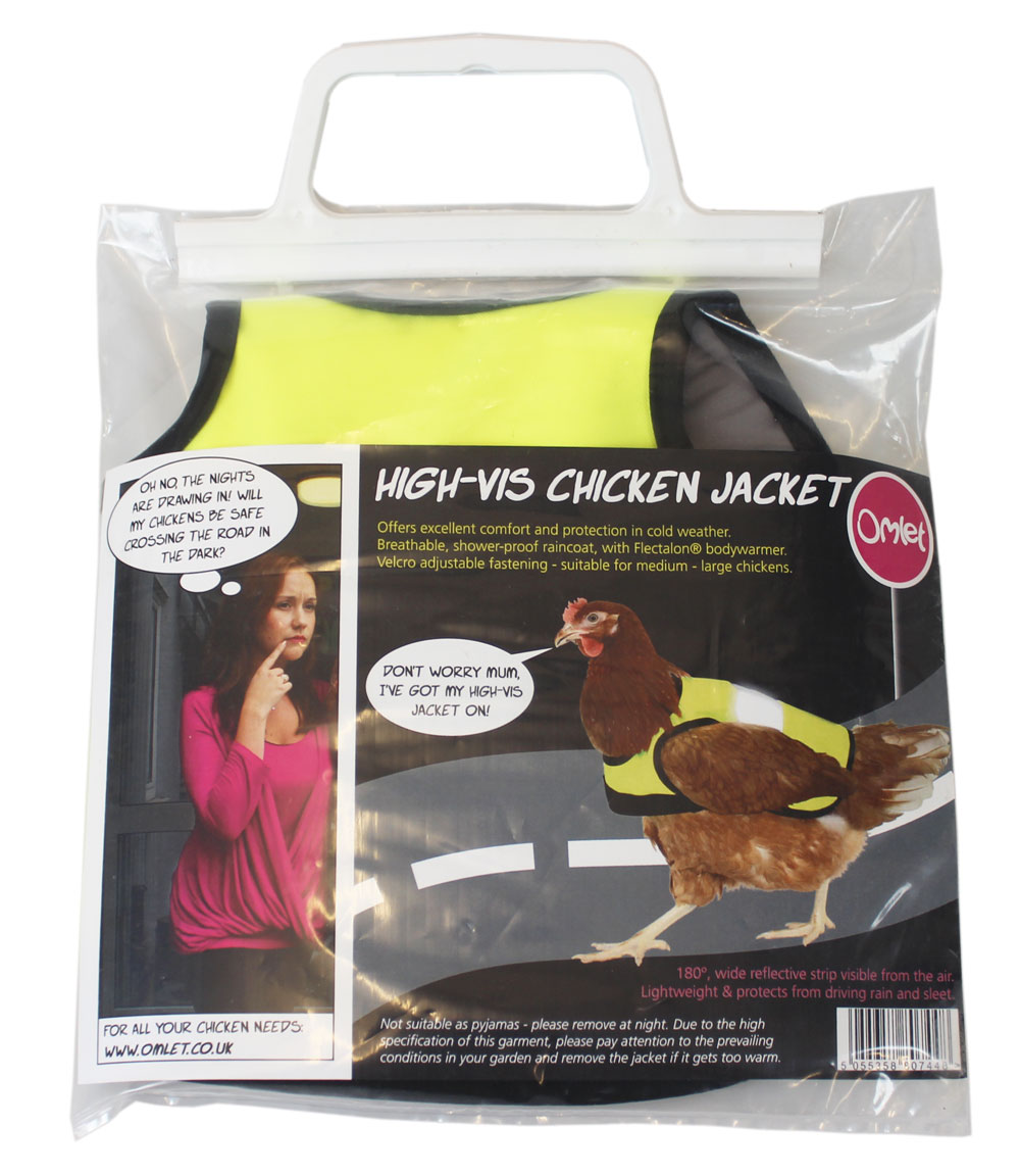 Yellow High-Vis Chicken Jacket | Omlet