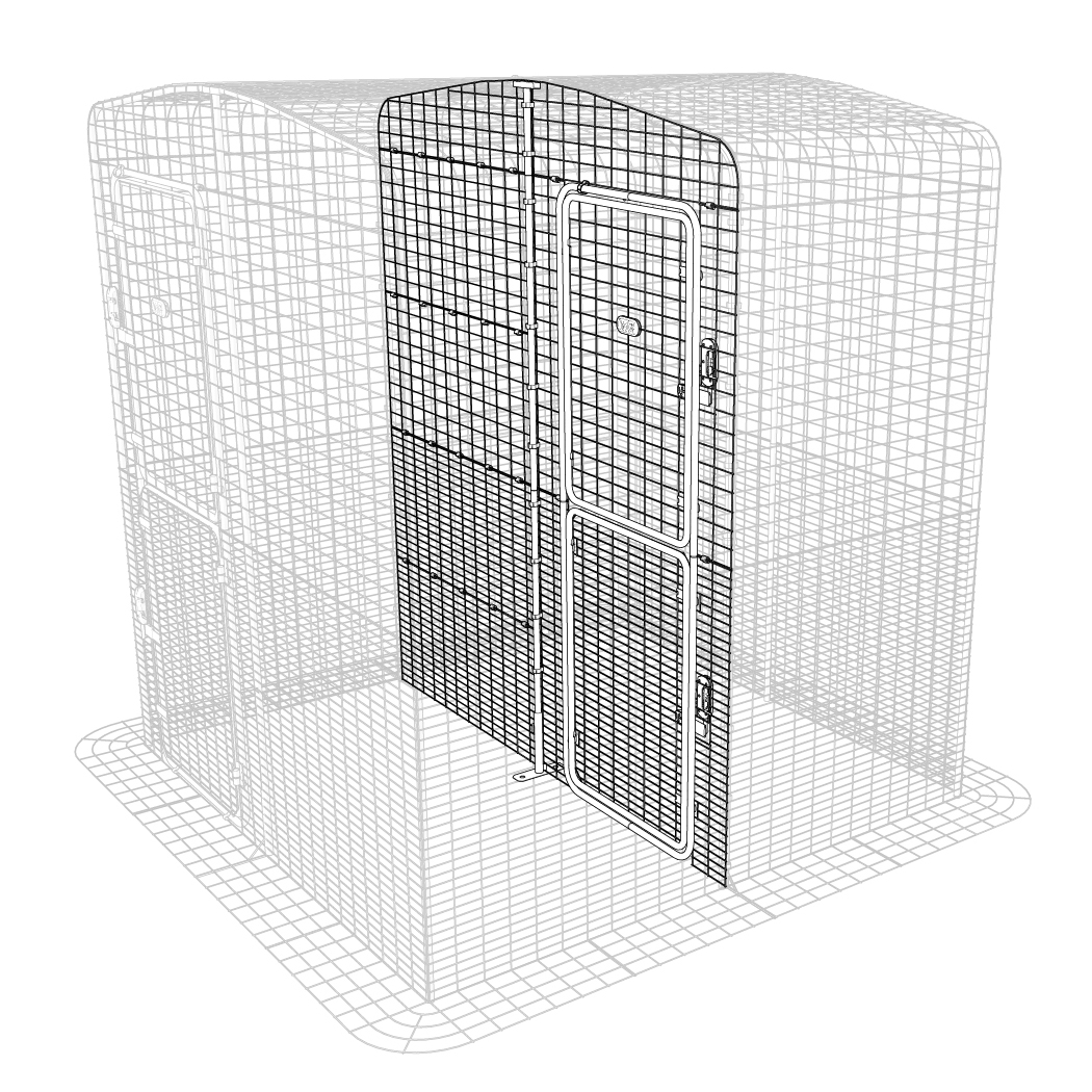 Outdoor Rabbit Run Partition High - 2 Panels | Omlet