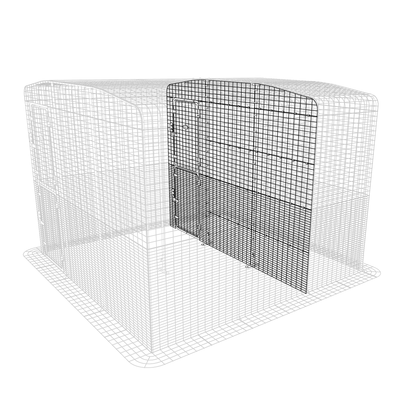 Walk in Chicken Run Partition High - 3 Panels | Omlet